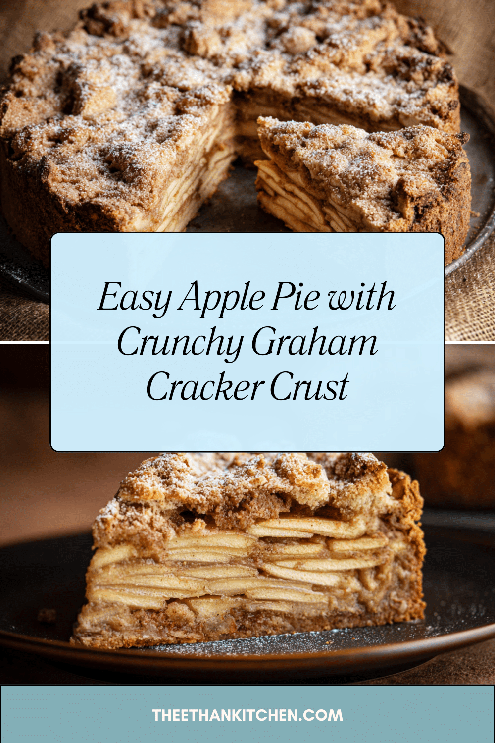Easy Apple Pie With Graham Cracker Crust – Cozy & Irresistible Dessert
