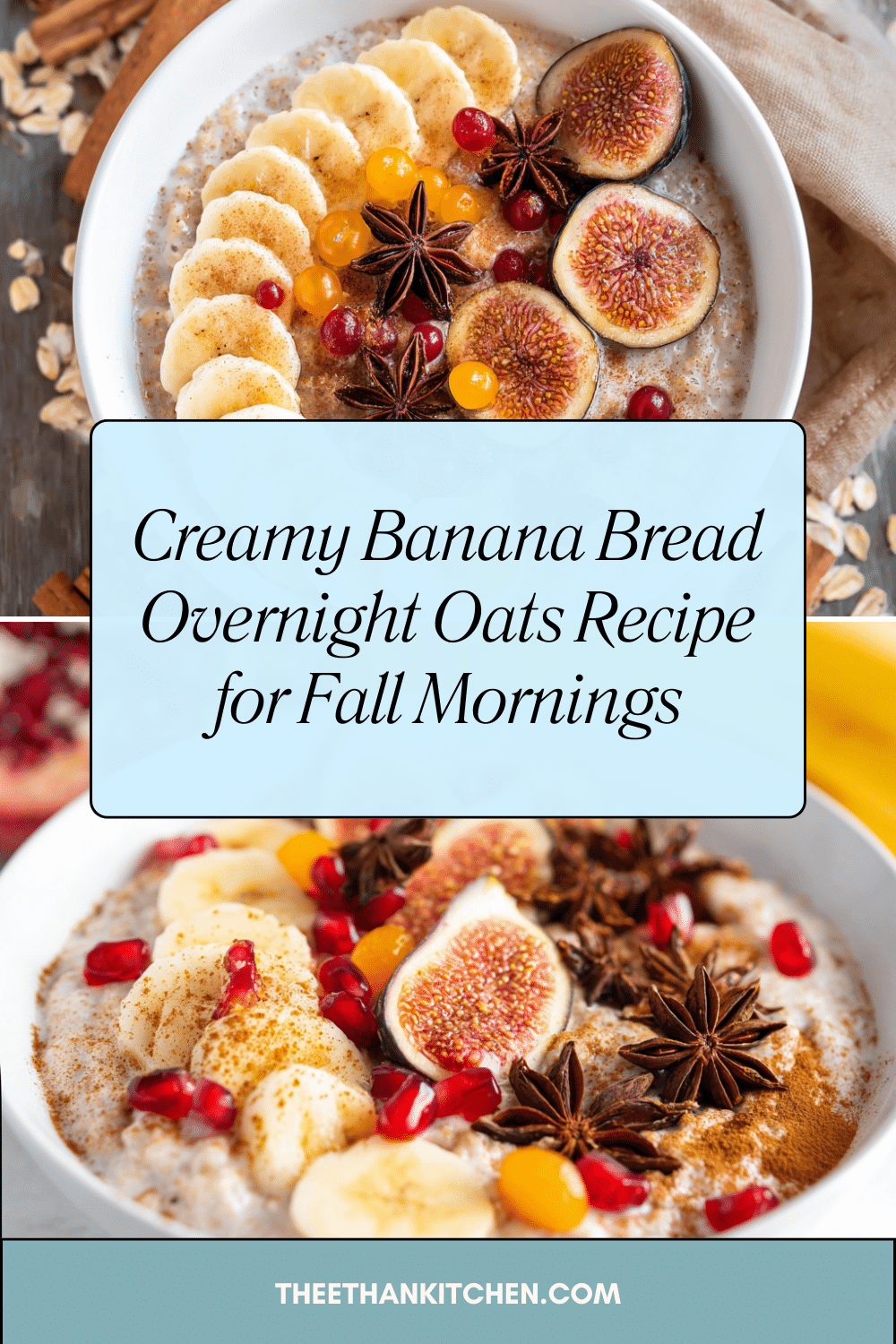 Banana Bread Overnight Oats: Cozy & Easy Healthy Breakfast