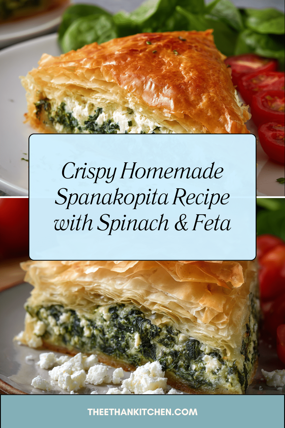 Spanakopita Greek Spinach Pie: Crispy, Creamy Mediterranean Delight