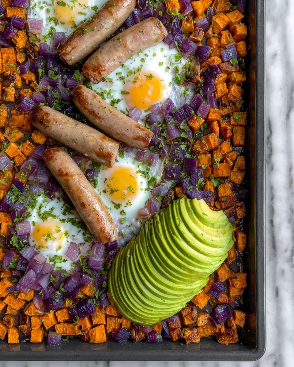 One Sheet Pan Sweet Potato Breakfast - Delicious & Easy