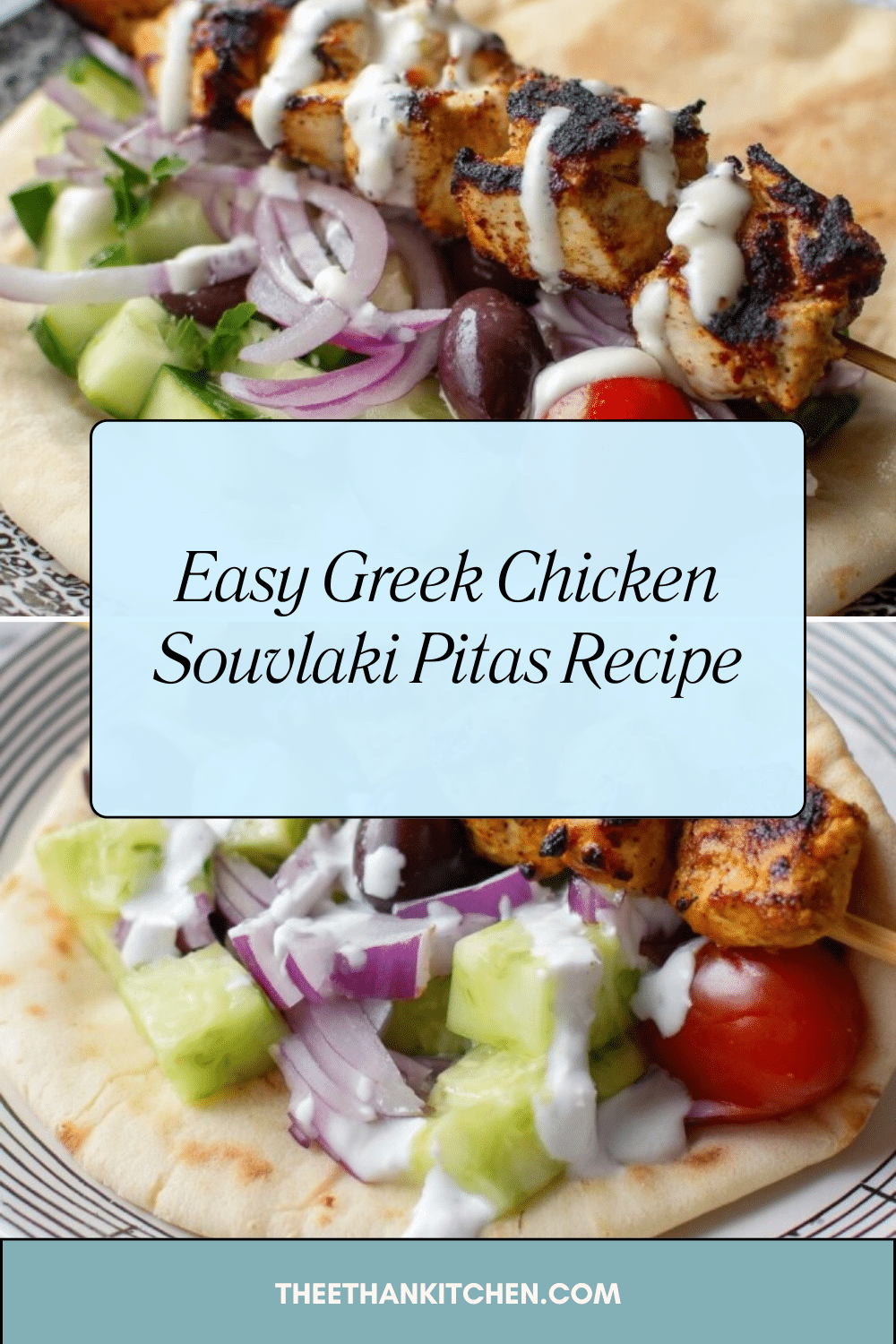 Greek Souvlaki Pitas: Easy Authentic Greek Chicken Wraps