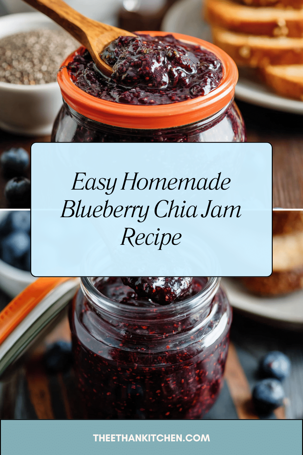 Blueberry Chia Jam: A Quick & Healthy Homemade Spread