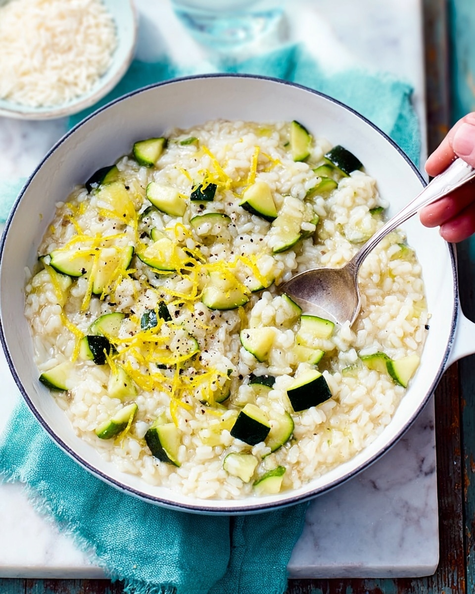 Courgette & Lemon Risotto: Bright, Creamy & Refreshing