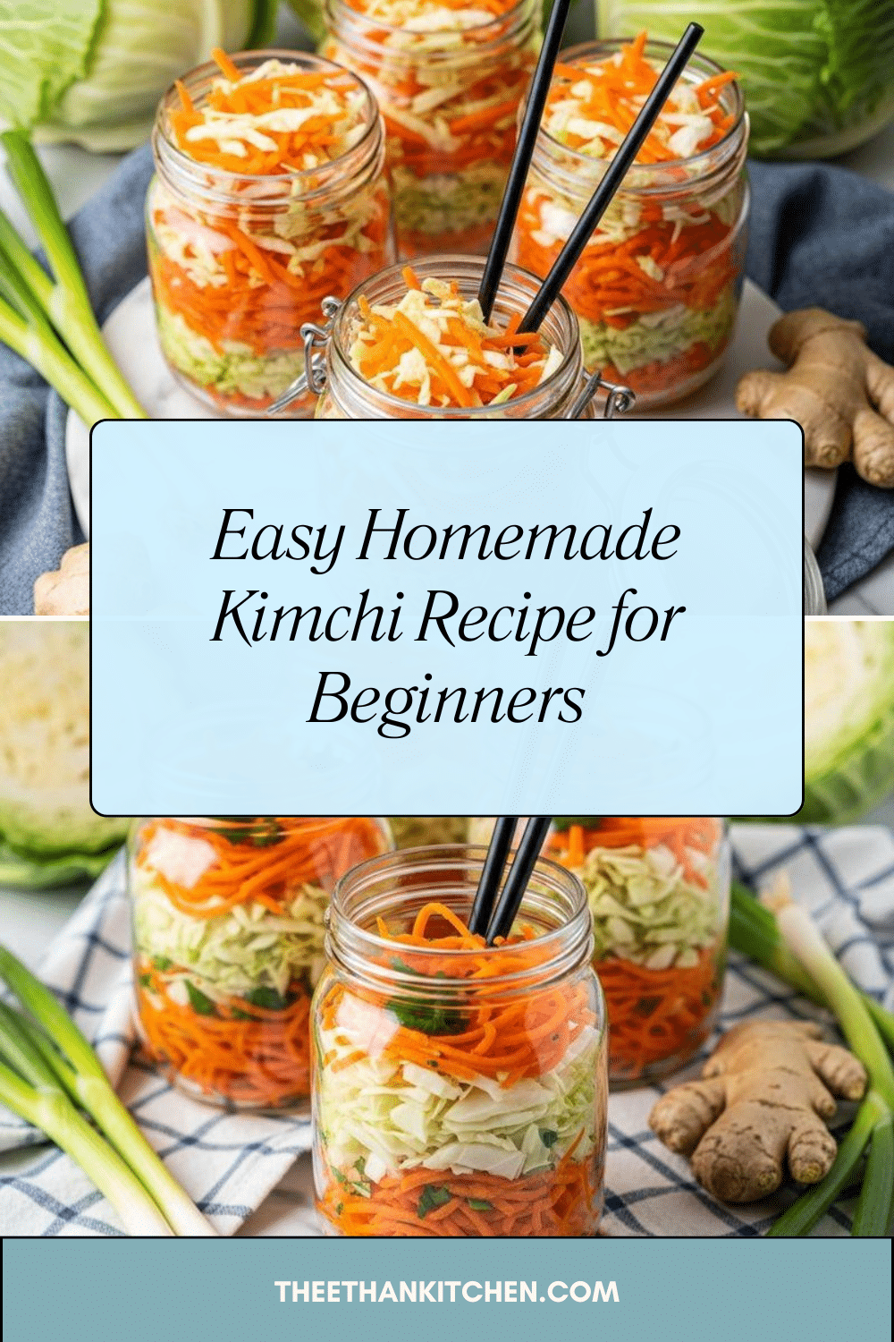 Simple Fermented Kimchi: Easy Homemade Korean Kimchi Recipe