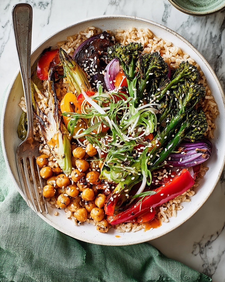 Roasted Teriyaki Veg Bowl: Healthy, Flavorful & Easy