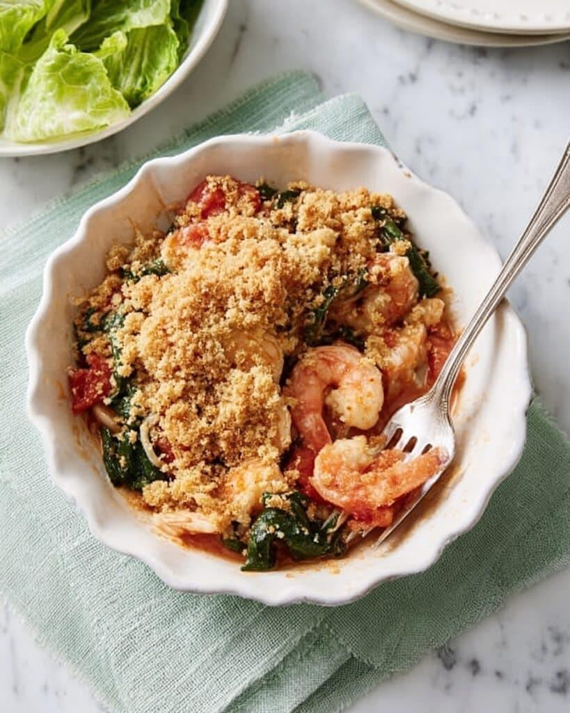 Oaty Fish & Prawn Gratin – Healthy Seafood Bake & Easy Dinner