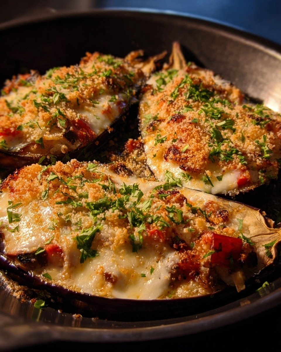 Italian-Style Stuffed Aubergines – Flavorful Vegetarian Dish