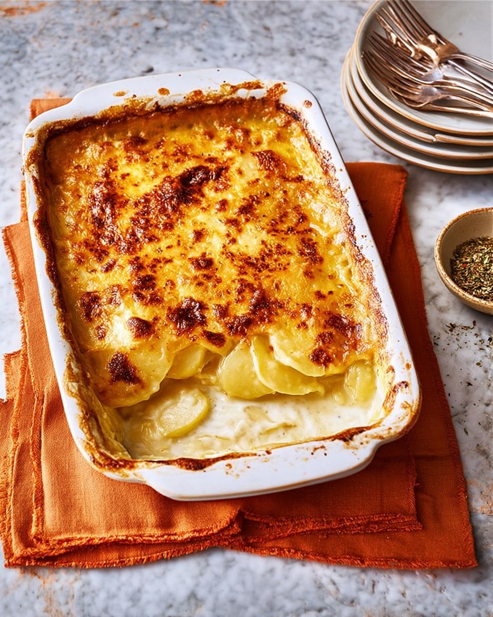 Scalloped Potatoes with Parmesan | Creamy & Cheesy Side Dish