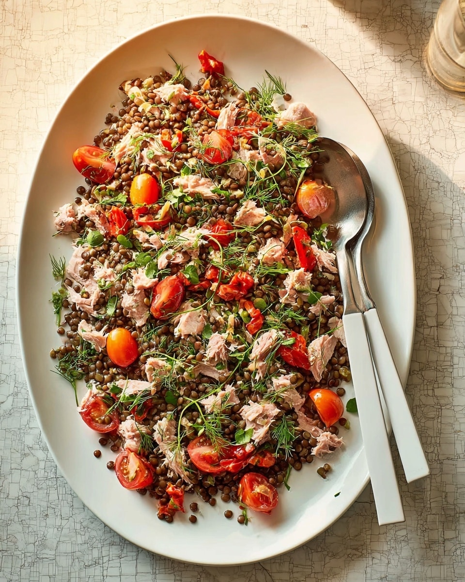 Lentil & Tuna Salad: Delicious, Healthy, Quick & Easy